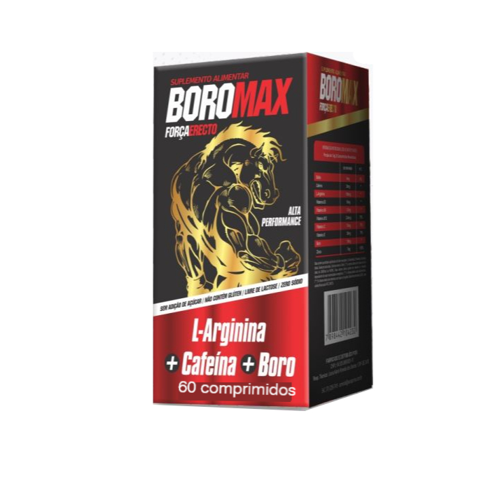 Boromax 60cprs. 700mg - Concentração | Shopee Brasil