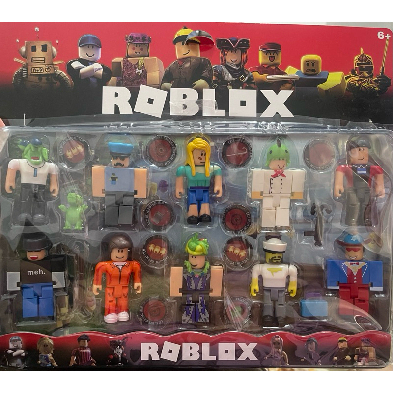 Kit com 10 Bonecos ROBLOX E Acessórios Articulado avatar com disco ...