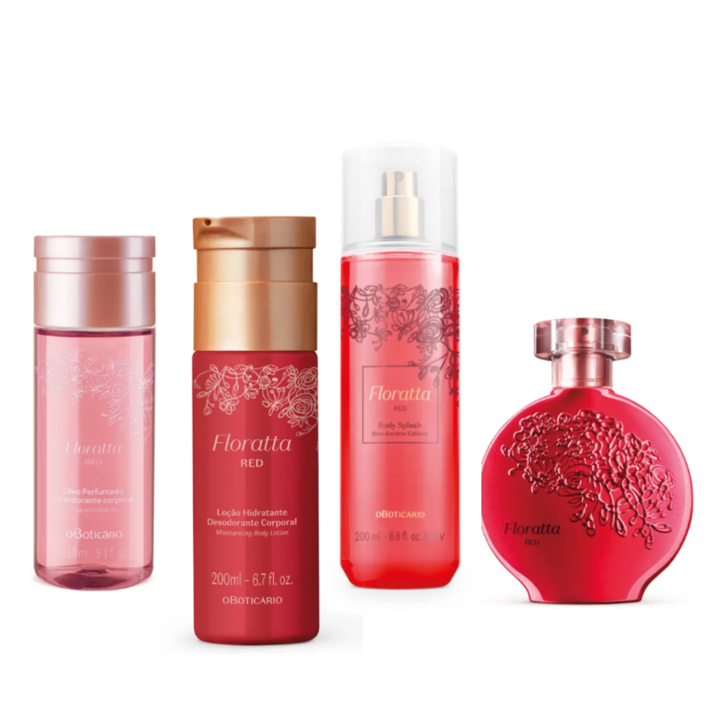 Floratta Red Oboticário - Perfume Floriental Frutal | Shopee Brasil