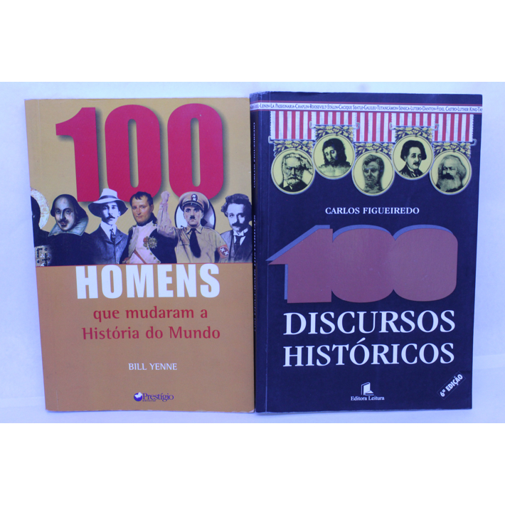 100 Homens Que Mudaram A História Do Mundo + 100 Discursos Históricos ...