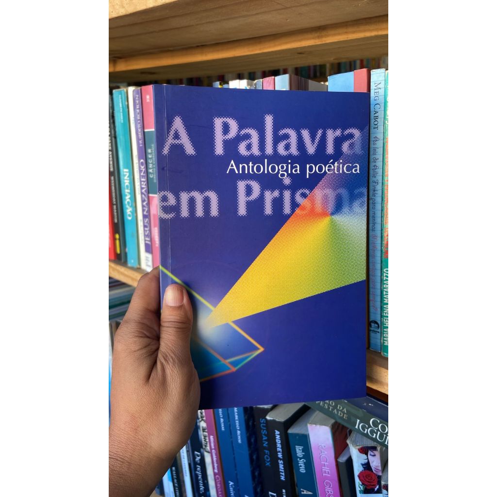 A palavra em prisma antologia poética livros de capa comum | Shopee Brasil