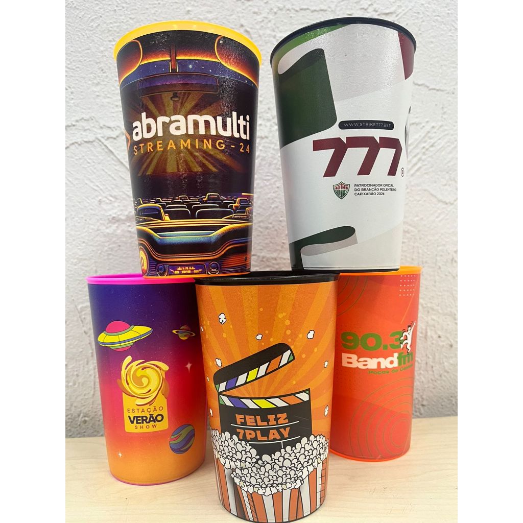 COPOS LABEL 550ML PERSONALIZADOS 360° | Shopee Brasil