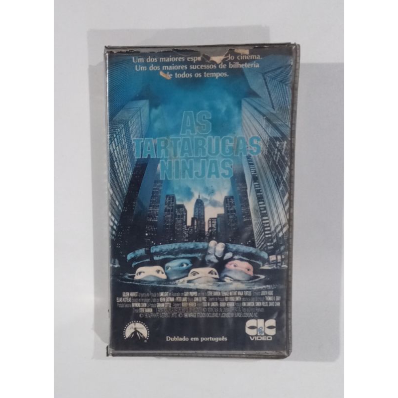 Vhs- As Tartarugas Ninjas - Dublado | Shopee Brasil