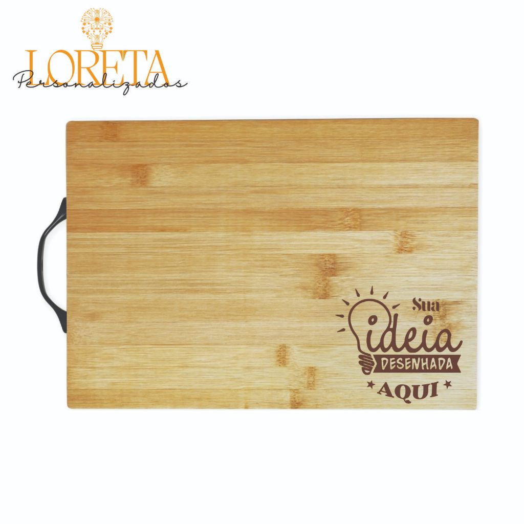 Tábua para Churrasco Personalizada com Nome / Logo / Time - Faz a Boa!