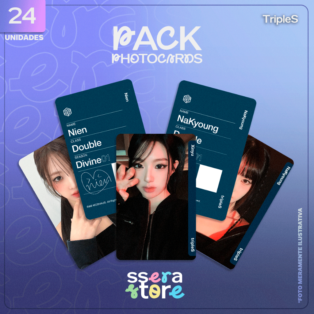 TripleS Objekt Photocards Fanmade | Shopee Brasil