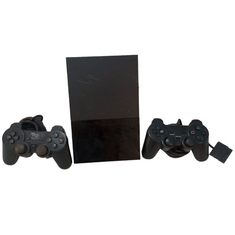 kit PlayStation 2 com controles LEIA A DESCRIÇÃO bazar sebo PS2 sony ...