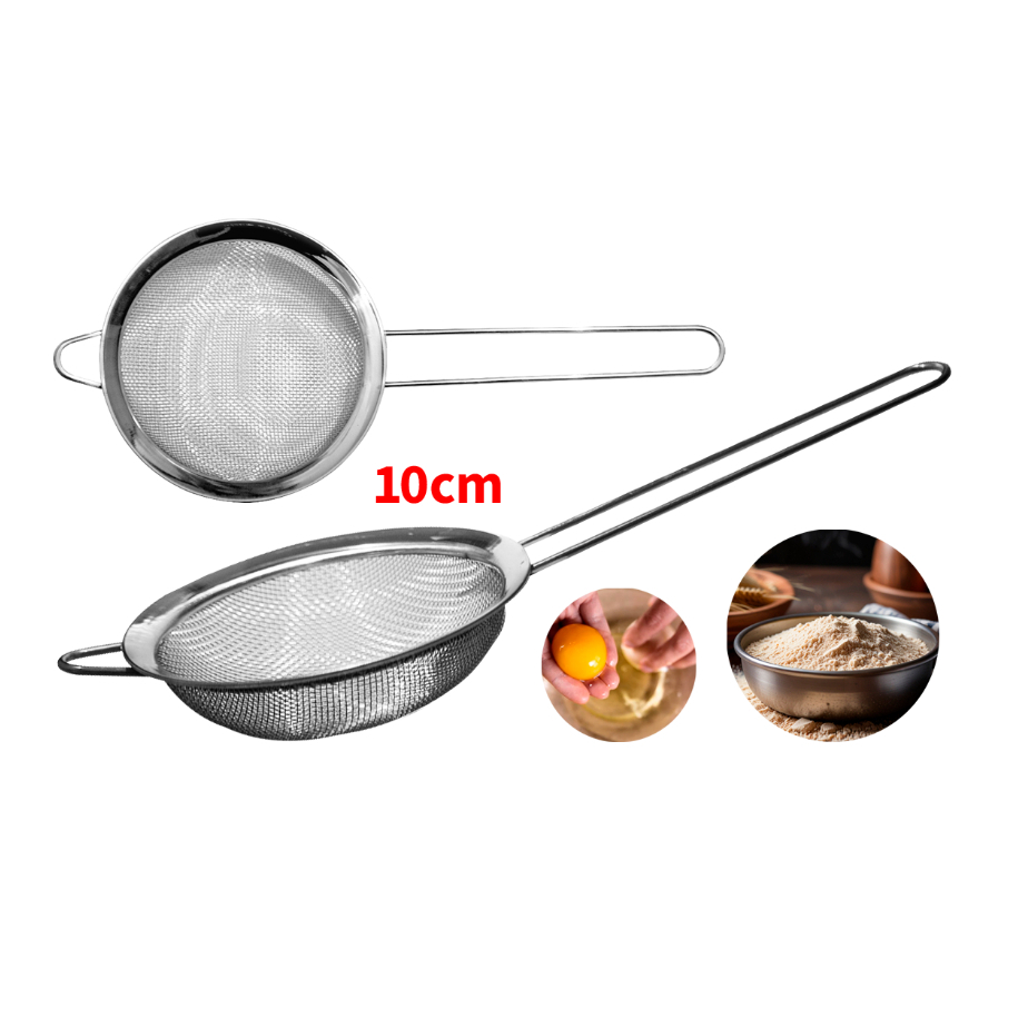 Peneira De Aço iNox Coador De Alimentos 10cm Para Cozinhas | Shopee Brasil