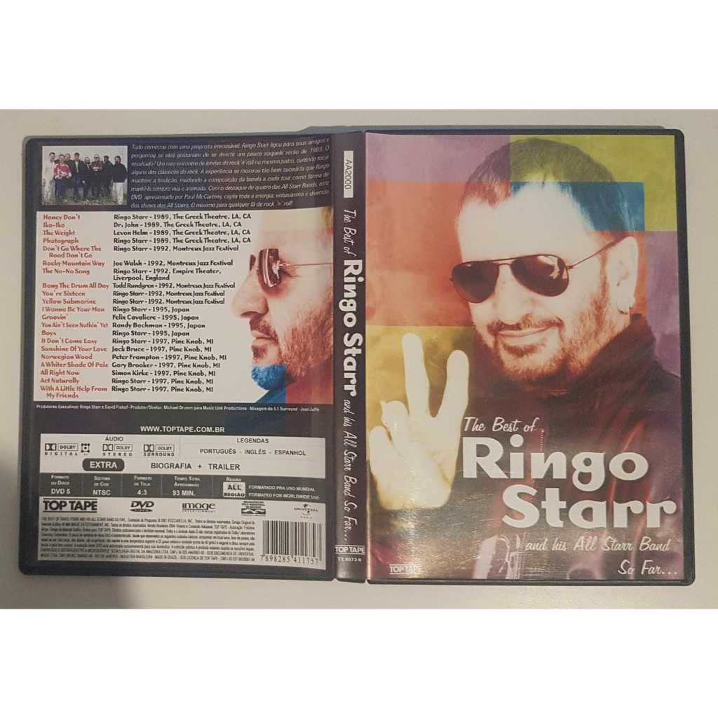 DVD The Best of Ringo Starr and his All Star Band So Far... | Shopee Brasil