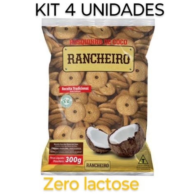 Rosquinha biscoito de Coco Rancheiro Zero Lactose 300g | Shopee Brasil Rosquinha biscoito de Coco Rancheiro Zero Lactose 300g | Shopee Brasil