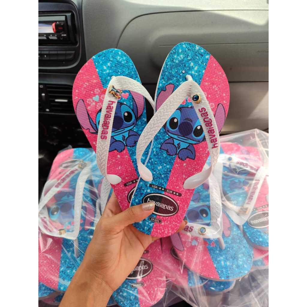 CHINELO HAVAIANAS Lilo & Stitch | Shopee Brasil