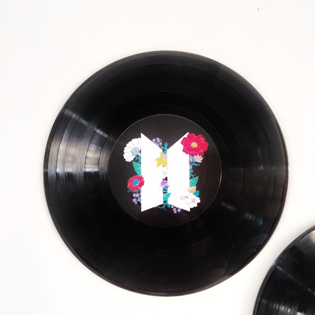 Disco de vinil BTS personalizado para decoração | Shopee Brasil