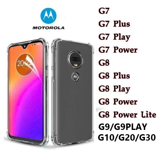 Capa Capinha Transparente Anti Impacto TPU Case Para Motorola G6 play G7 play G8 Play G9 G9 play ...