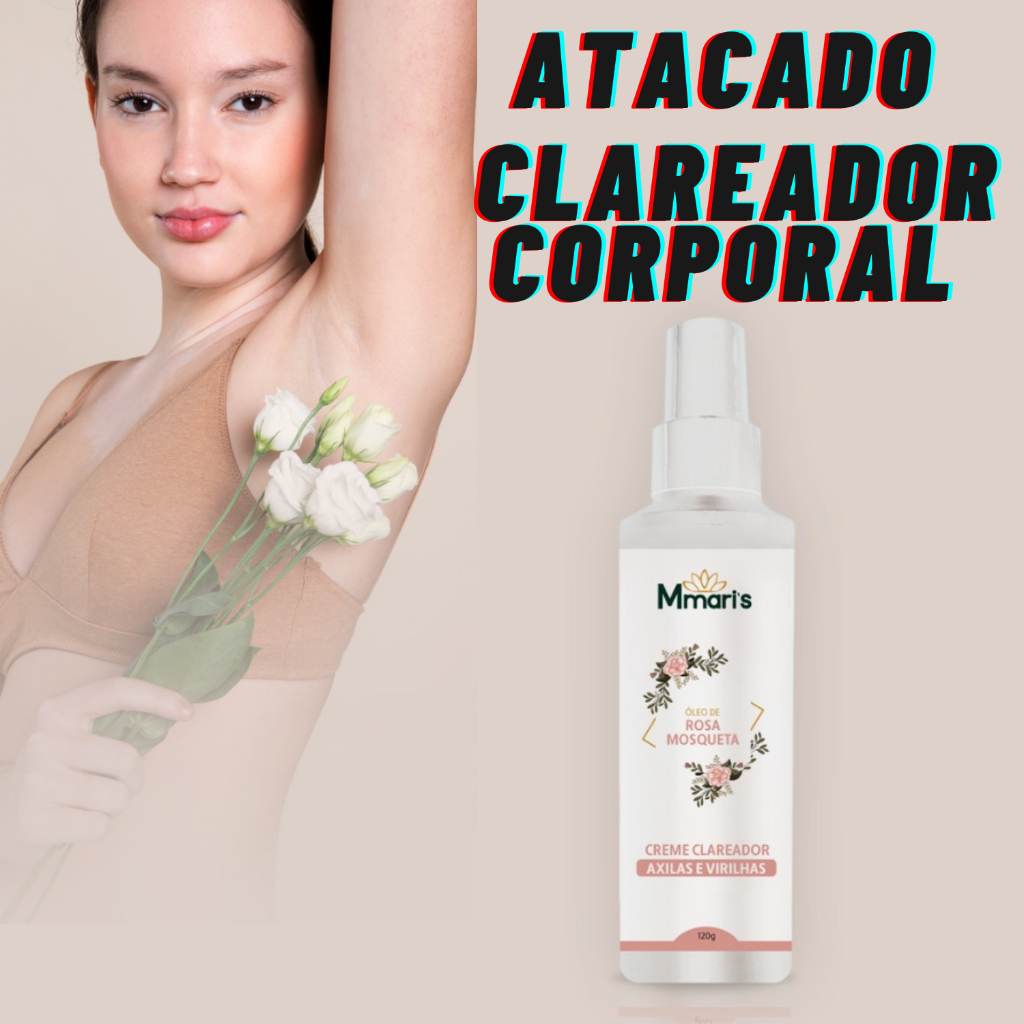 Clareador Corporal M Mari's Clareia Virilha Axila 120 Ml Atacado ...