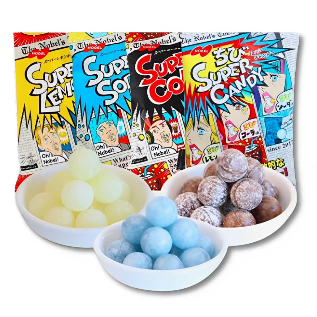 Bala Japonesa Super Lemon Limão Cola ou Soda - (8 Unidades) Importada ...