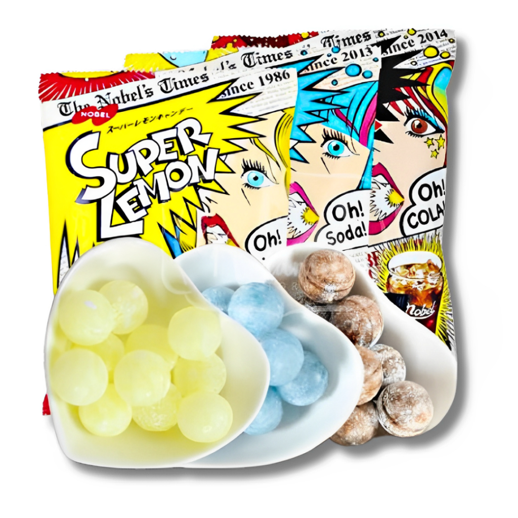 Bala Azeda de Limão Azedinha Super Lemon, Soda ou Cola - Japão (10 Unidades) | Shopee Brasil
