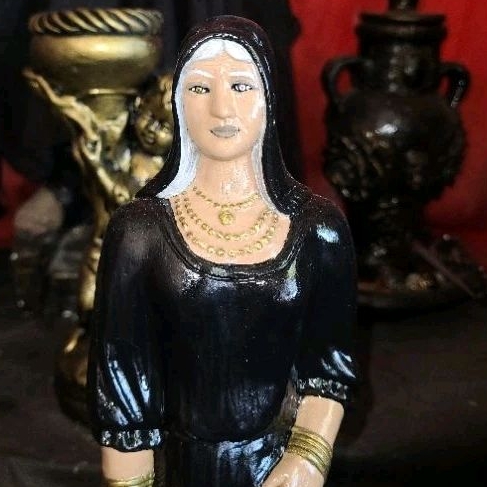 Imagem de Pomba Gira Cacurucaia / Tata Mulambo 30cm em Gesso | Shopee ...