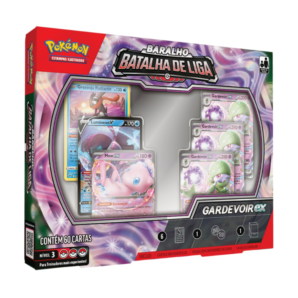 Box Baralho Batalha De Liga Gardevoir Ex Pokemon Copag Shopee Brasil