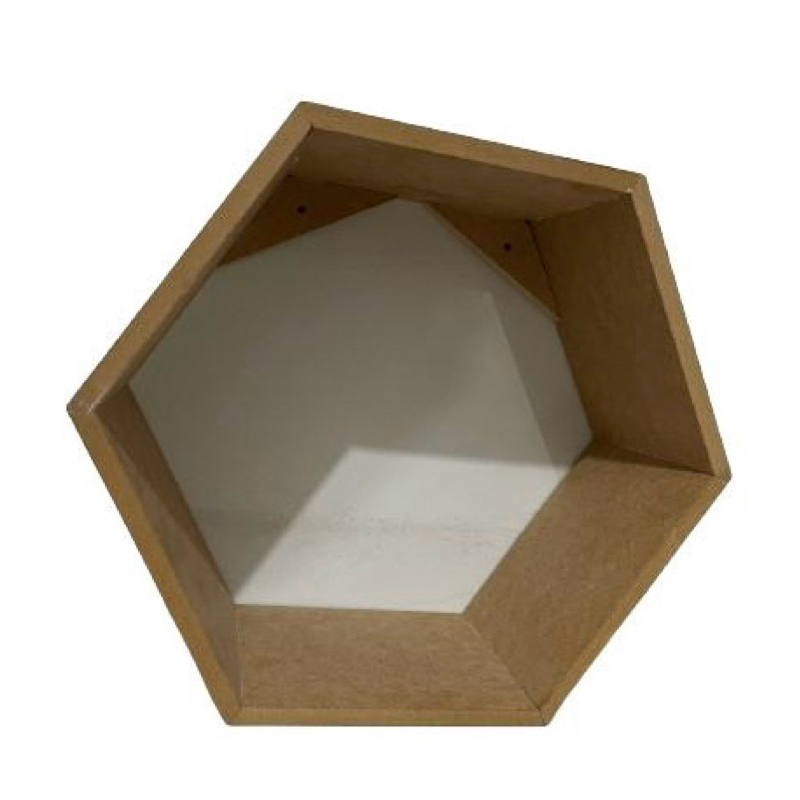 Nicho hexagonal MDF cru | Shopee Brasil