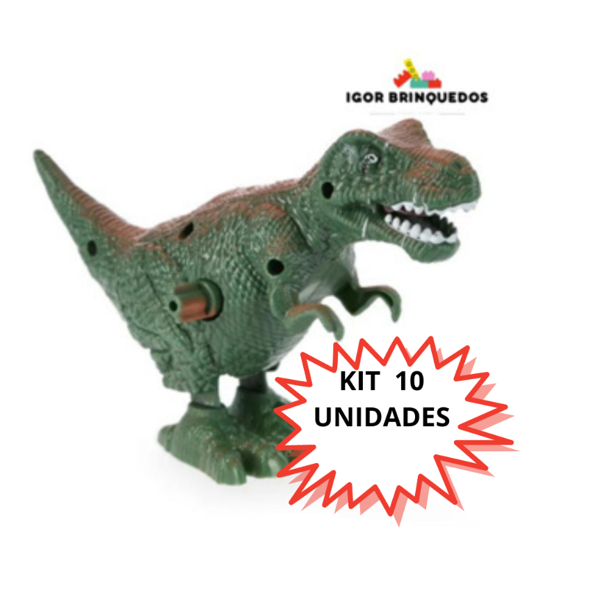 Kit 10 unidades Brinquedo T-rex Saltador de Corda Pula Pula | Shopee Brasil