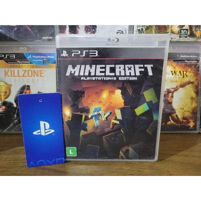 Minecraft PS3 - CD Original Mídia Física | Shopee Brasil