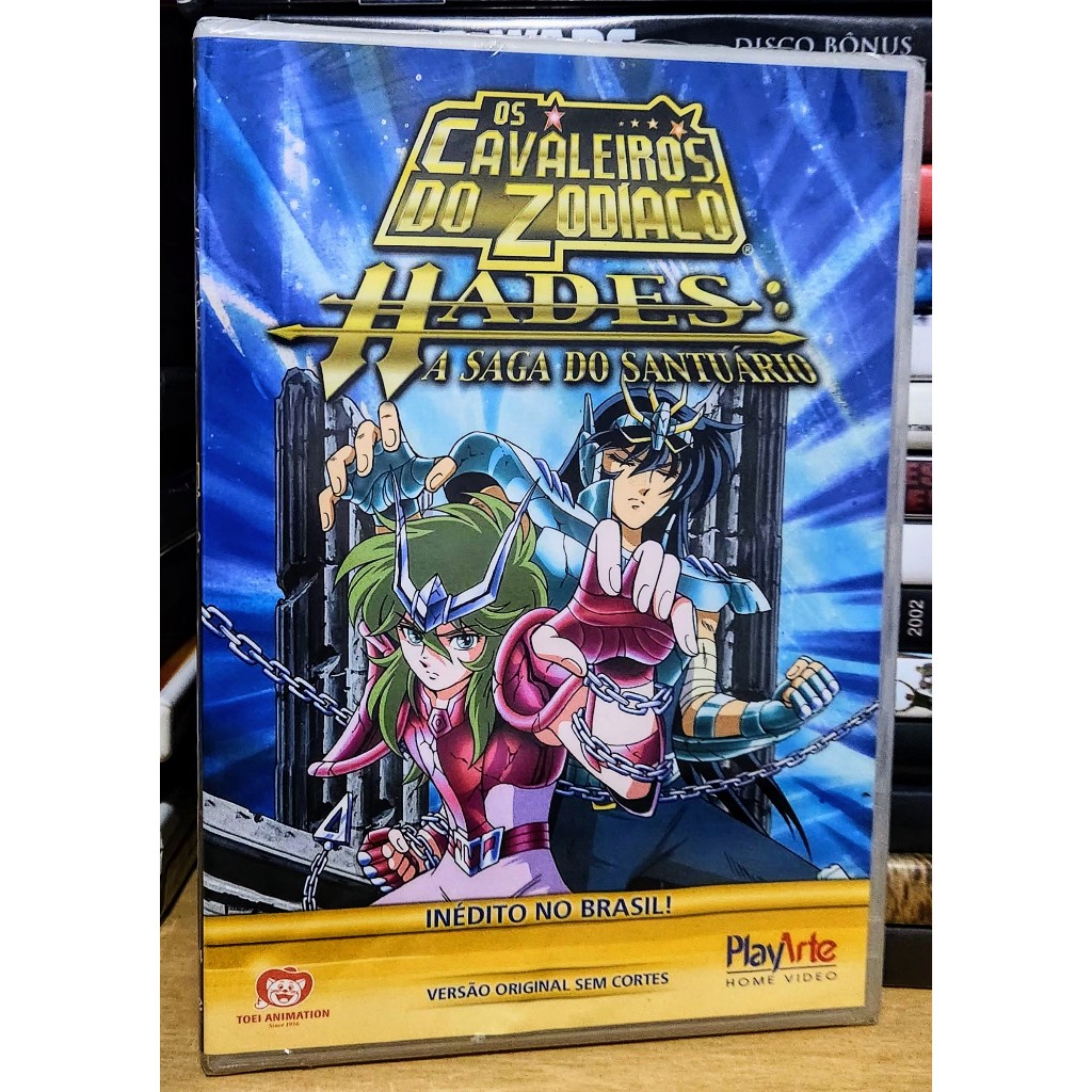 DVD Os Cavaleiros Do Zodíaco Hades A Saga Do Santuário Volume 3 (Original Lacrado) | Shopee Brasil