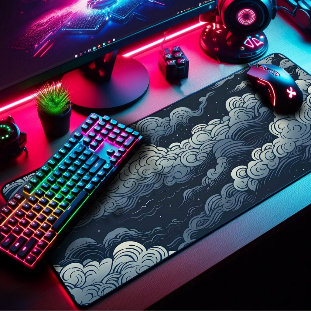 Mouse Pad Gamer Premium Extra Grande 120x60cm Borda Costurada Diversos ...