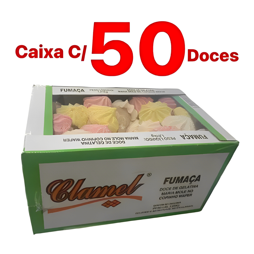 Doce Sorvete Tipo Maria Mole Com 50 unidades - Clamel | Shopee Brasil