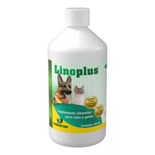 Omega 3 Linoplus 400ml Suplemento Vitaminas Cães/gatos | Shopee Brasil