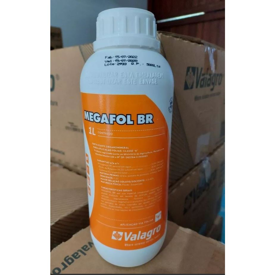 MEGAFOL Adubo Fertilizante Foliar Promotor De Crescimento 1L | Shopee ...