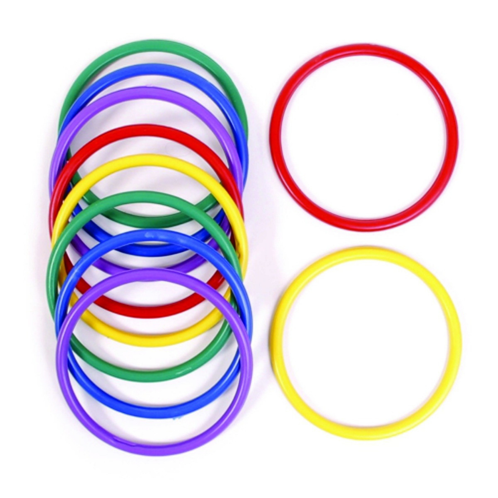 Kit 20 Argola Argolas Plastico p / Brincadeira Brinquedo Infantil Festa ...
