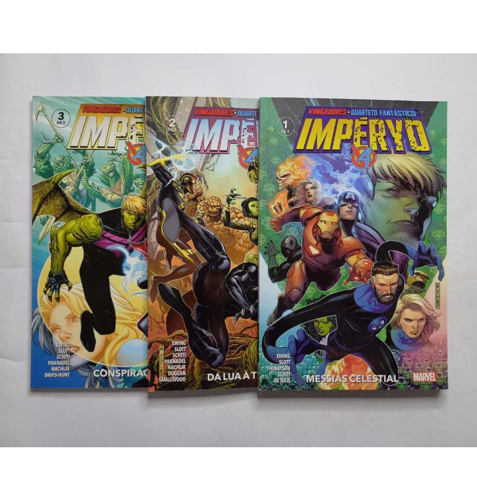 Vingadores Imperyo 1 2 3 Completo Editora Panini 2021 Excelentes Capa ...