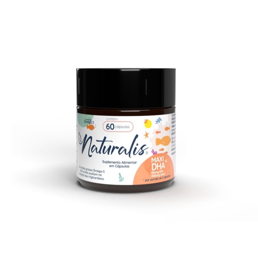 Ômega 3 Maxi DHA Naturalis 1500mg DHA 60 Cáps | Shopee Brasil