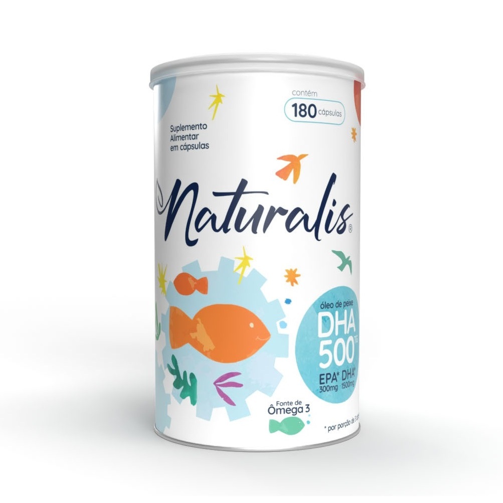 Ômega-3 DHA 500 Naturalis Super Ômega 180 Cápsulas | Shopee Brasil