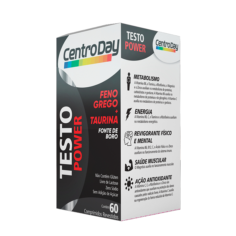 Testo Power 60cáps. 500mg | Shopee Brasil