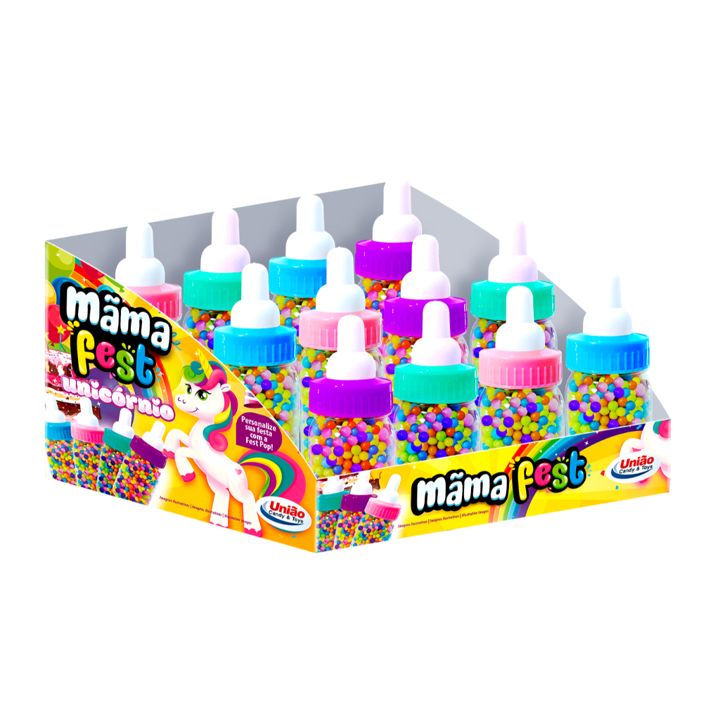 DISPLAY MINI MAMADEIRA COM CONFEITOS MAMA FEST CHA REVELAÇÃO CHA DE ...