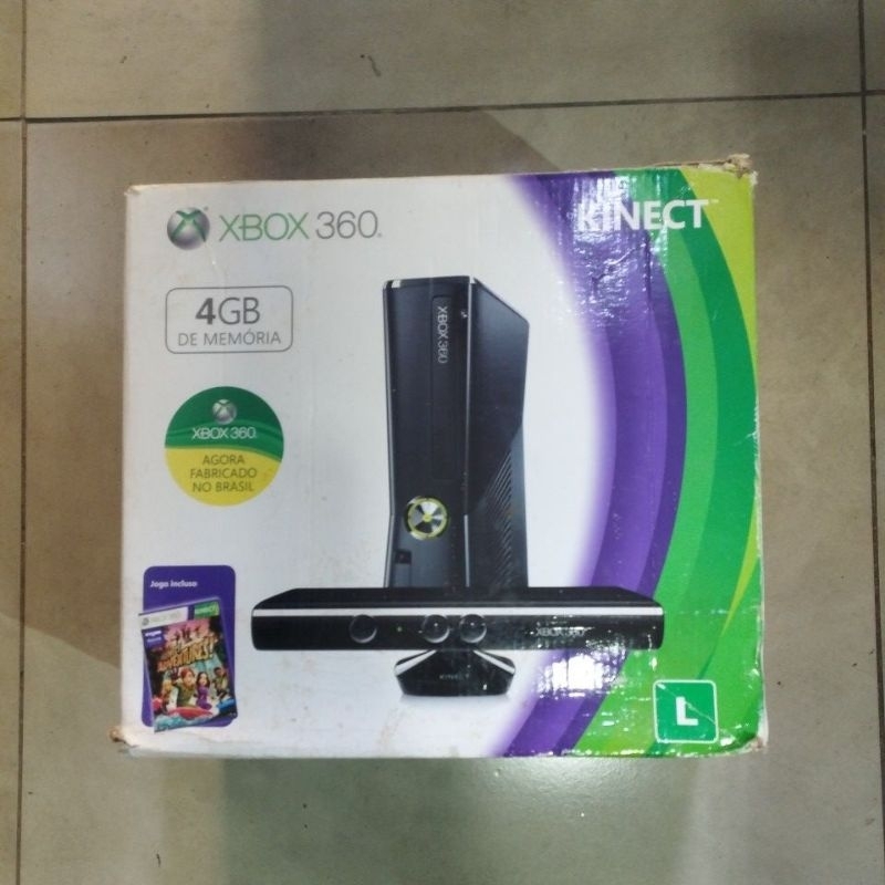 Caixa Original Xbox 360 Slim nacional | Shopee Brasil