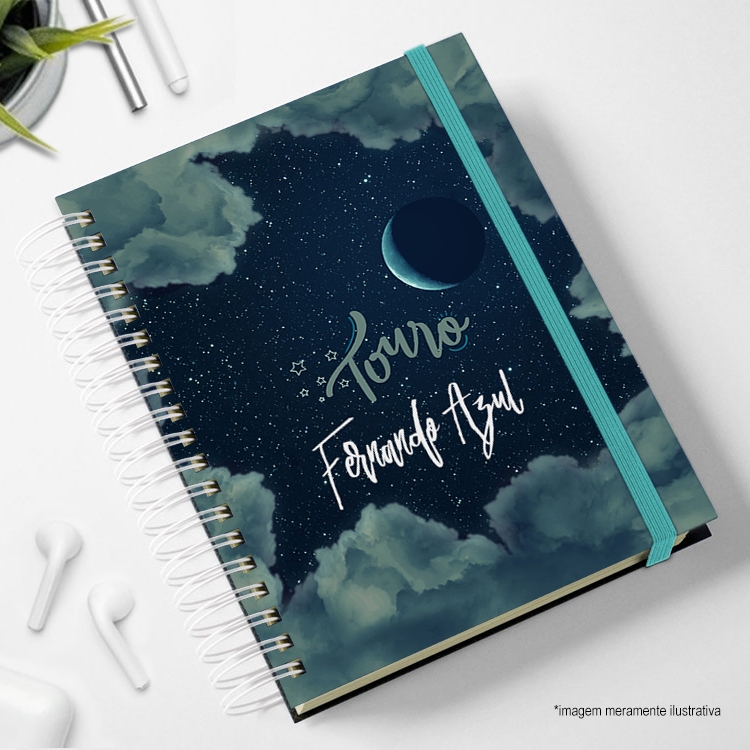 Agenda personalizada signo Touro com nome e elastico Caderno signos ...