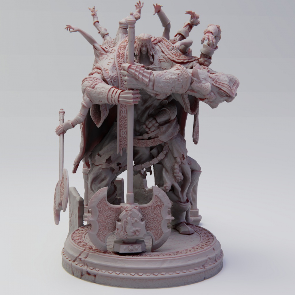 Godrick, O Enxertado, Grafted King - Elden Ring | Miniatura de RPG ...