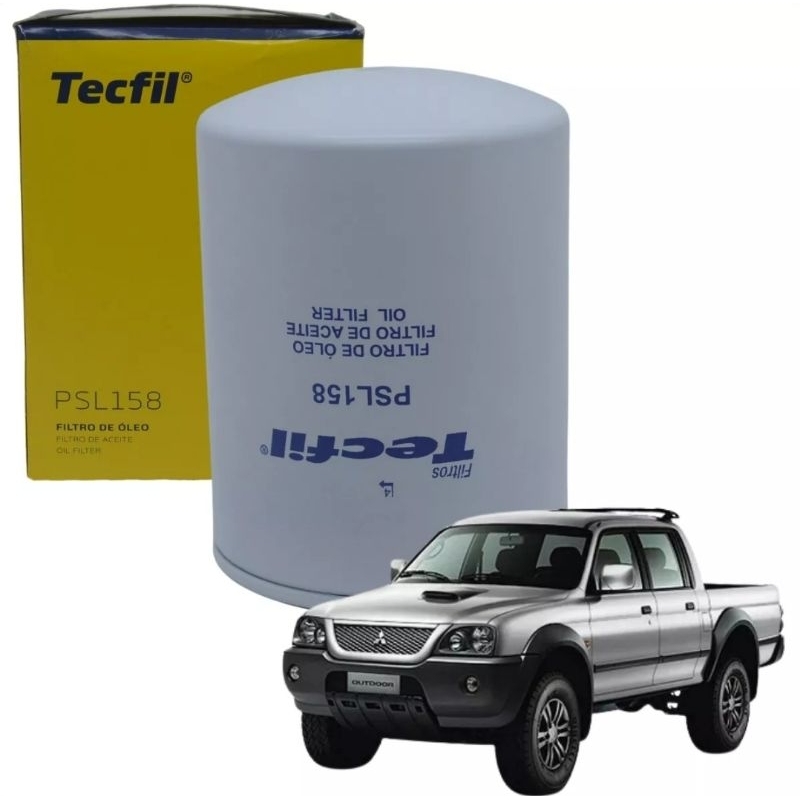 Filtro De Óleo Lubrificante L200 E Pajero Tecfil PSL158 | Shopee Brasil