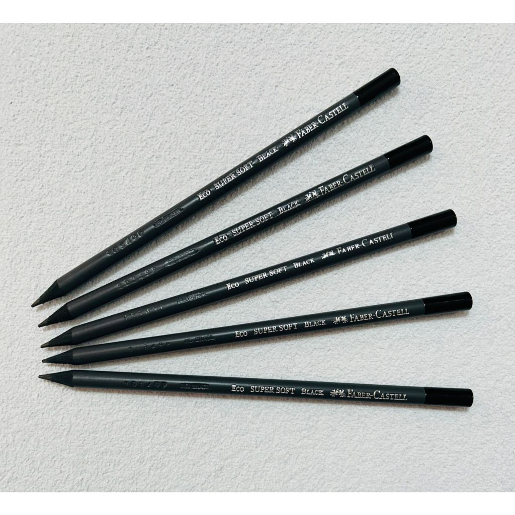 Lápis de Eco Supersoft preto 17,5cm 1 unidade ou kit Black Faber ...