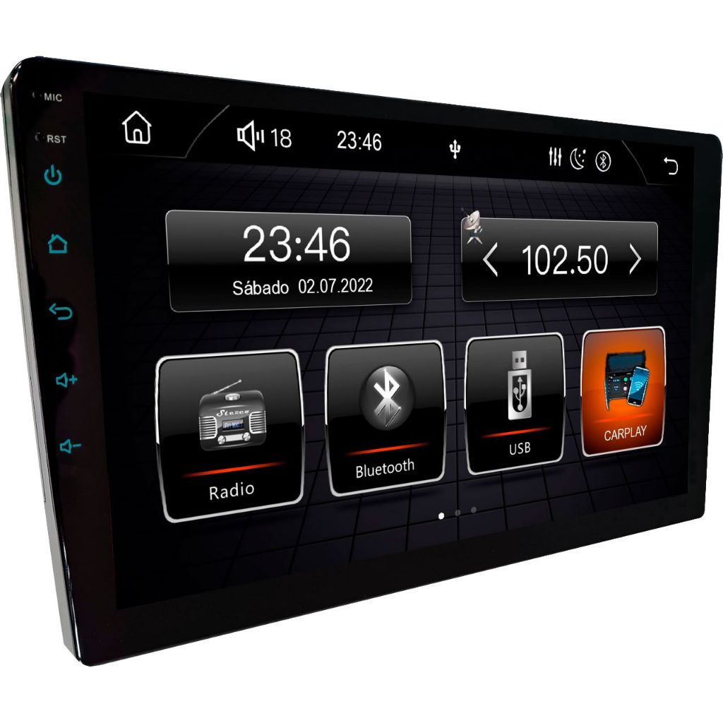 Mp5 9 Pol Com Android Auto Carplay 2 Usb Usb C Bluetooth Fm | Shopee Brasil