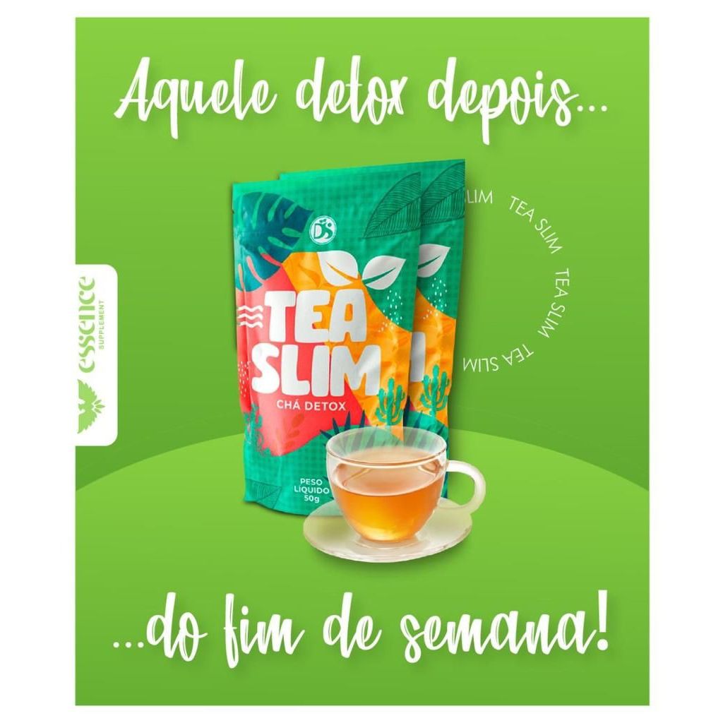 Cha Detox Tea Slim | Shopee Brasil