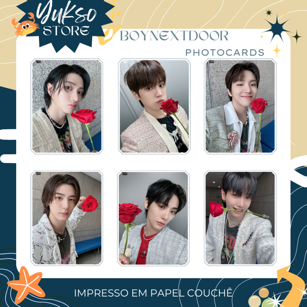 Set Photocards Grupo Boynextdoor Kit Fanmade Kpop Shopee Brasil