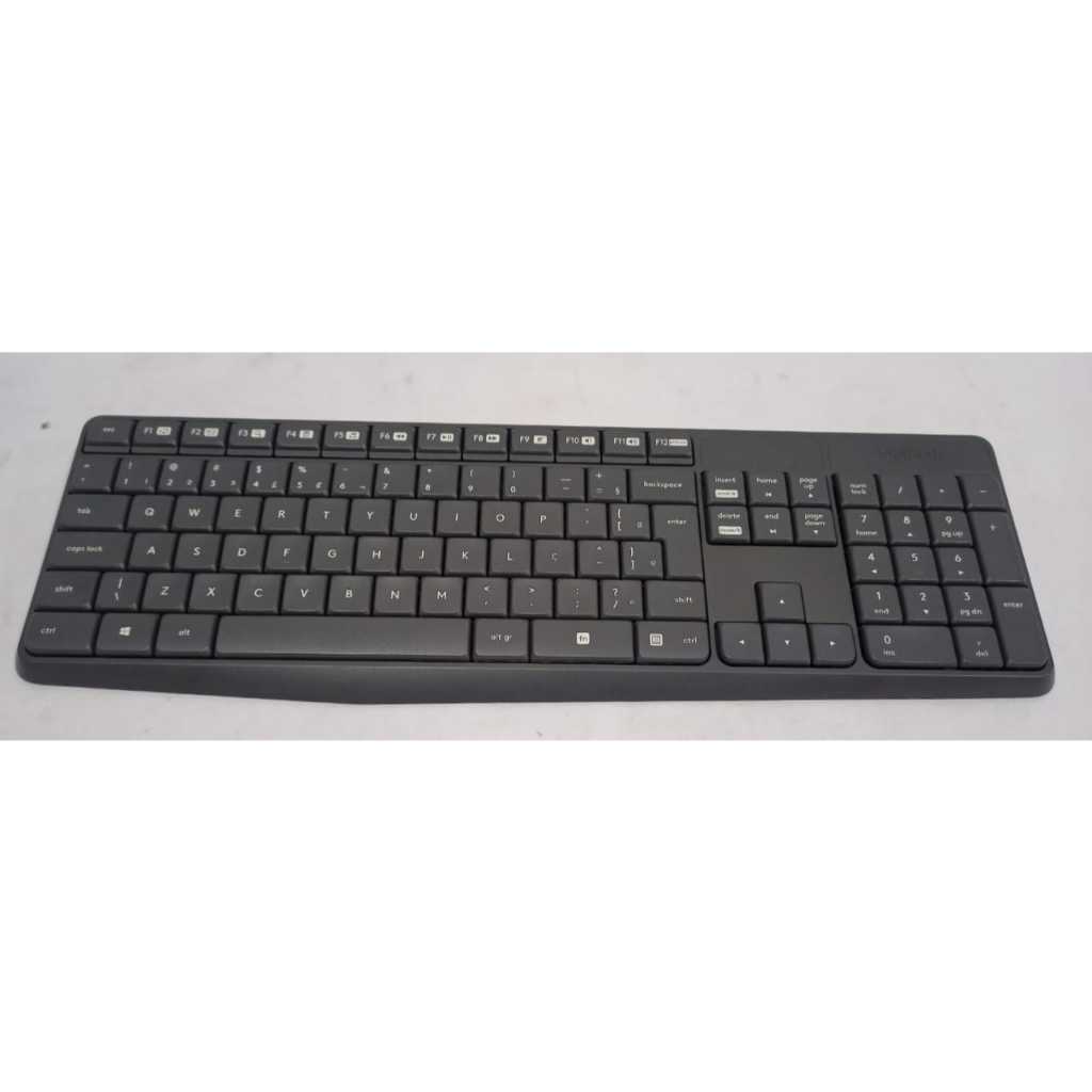 Kit Teclado / Mouse Sem Fio k235 cinza Logitech | Shopee Brasil