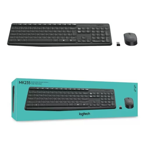Kit Teclado / Mouse Sem Fio k235 cinza Logitech | Shopee Brasil