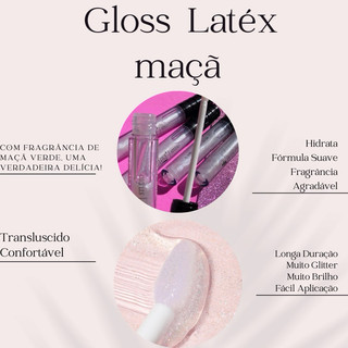 gloss max love 💕com ácido hialurônico / gloss látex com gliter maçã🍎 ...