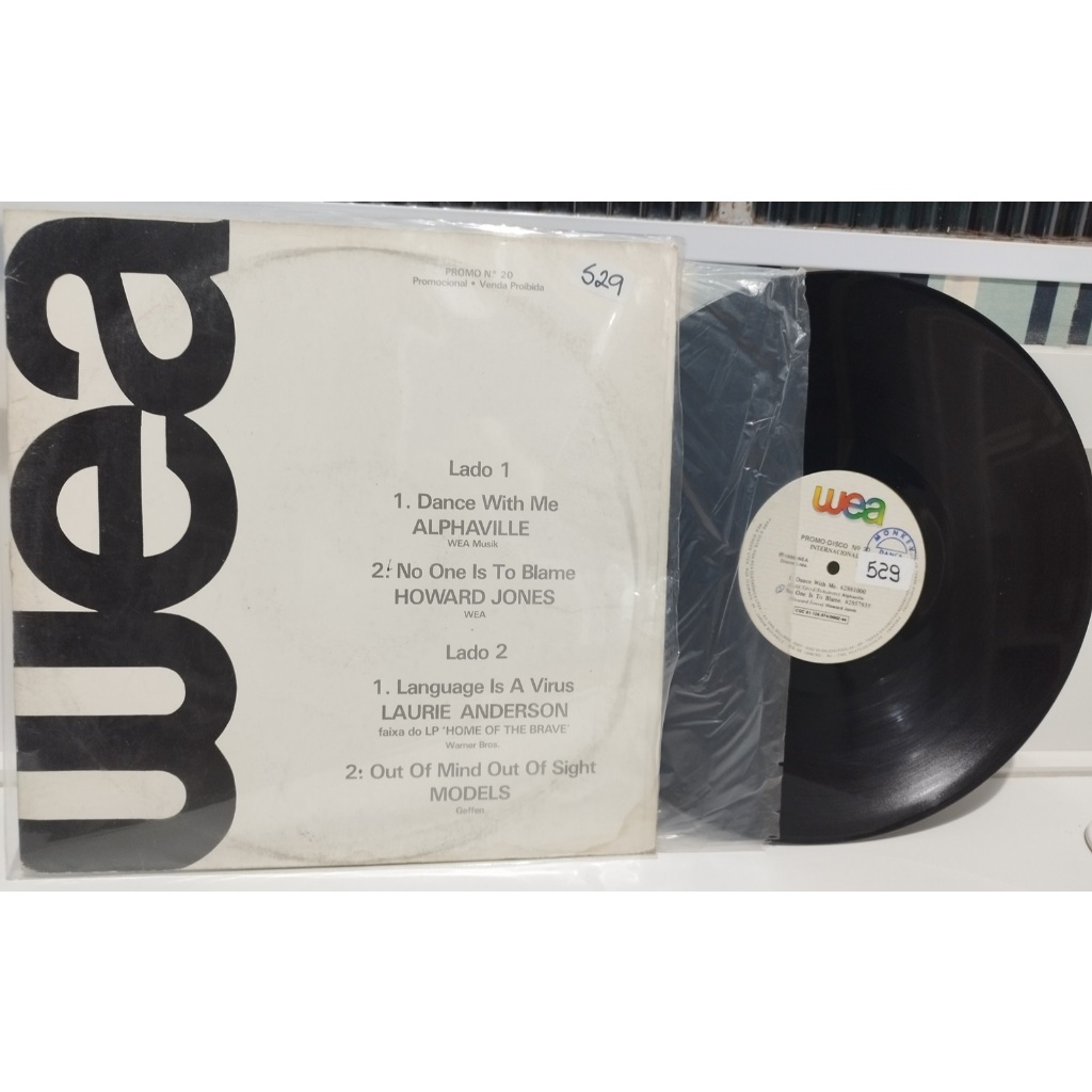 Lp Wea - Promo No. 20 ( Alphaville, Howard Jones, Models, Laurie ...