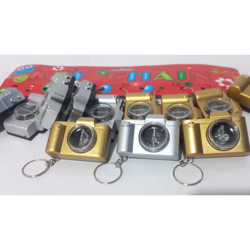12 chaveiro mini camera fotografica com lede | Shopee Brasil