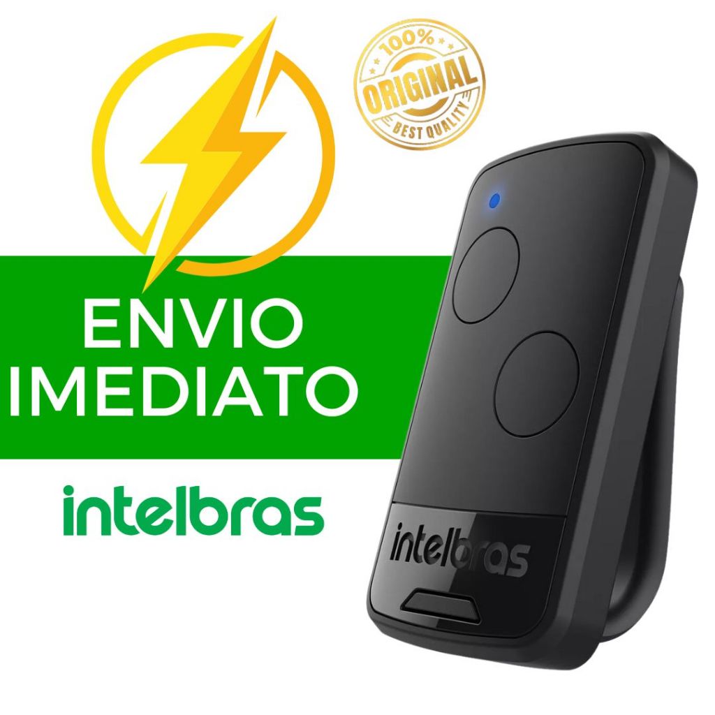Controle Remoto Portão Eletônico Alarme Intelbras EP 02 - Envio ...