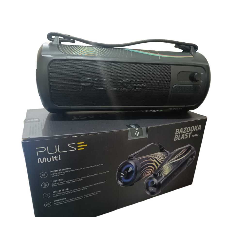 Caixa De Som Bazooka Blast 2 Pulse 160w Rms Sp617 -- Usada | Shopee Brasil